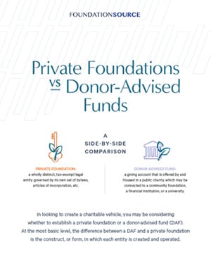 Private Foundation vs Donor-Advised Fund